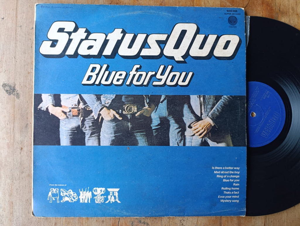 Status Quo ‎– Blue For You (Zim VG+) – Khaya Records