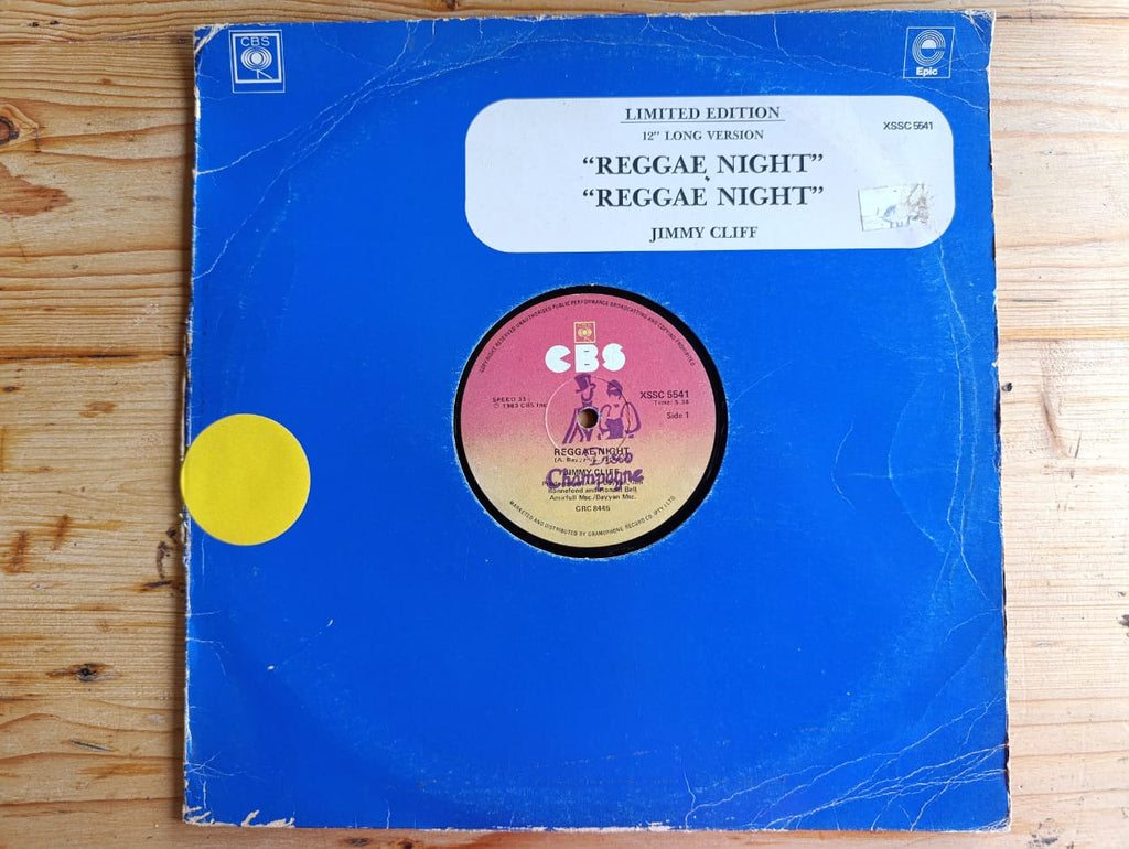Jimmy Cliff – Reggae Night 12" (RSA VG-) – Khaya Records